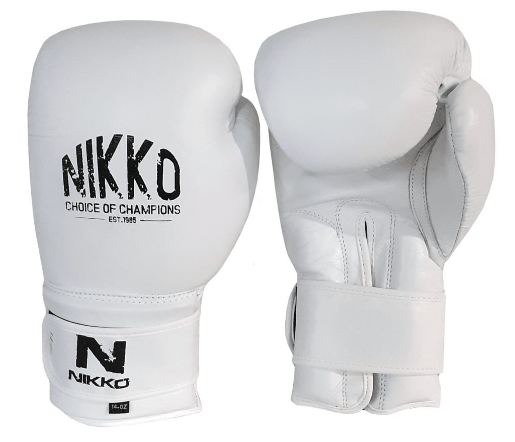 Nikko Bokshandschoenen White ⋆ Nikko Sports Nederland | Nr.1 vechtsport ...